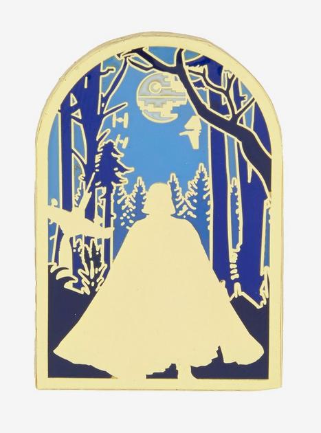 Loungefly Star Wars Darth Vader Silhouette Enamel Pin Boxlunch