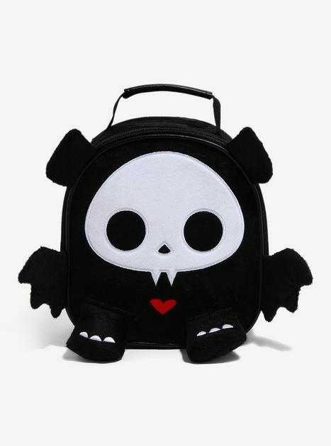 Skelanimals Diego The Bat Fuzzy Figural Lunch Bag | Hot Topic