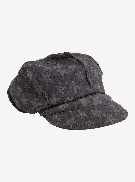 Grey Star Cabbie Hat | Hot Topic