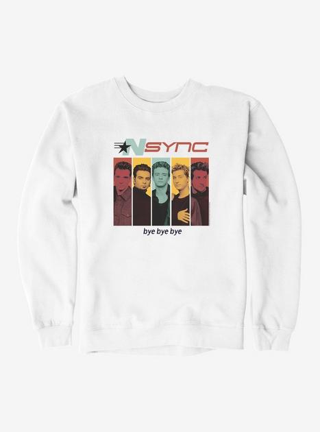 NSYNC Bye Bye Bye Sweatshirt - WHITE | BoxLunch
