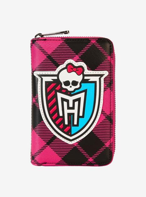 Loungefly Monster High Crest Mini Zipper Wallet | Hot Topic