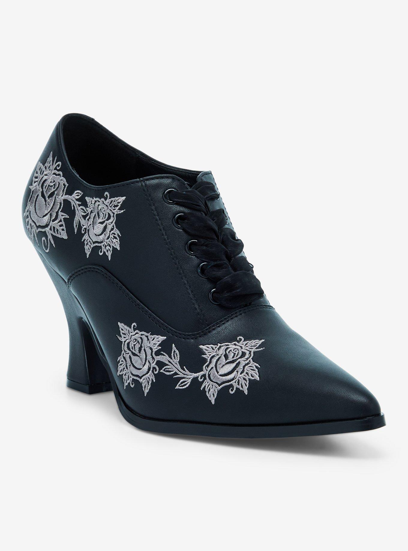 Strange Cvlt Roses Victoria Heels | Hot Topic