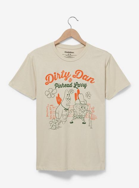 SpongeBob SquarePants Dirty Dan & Pinhead Larry Tonal Portrait T-Shirt ...