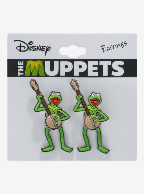 Disney The Muppets Kermit Banjo Front/Back Earrings | Hot Topic