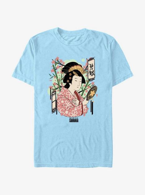 Blue Eye Samurai Akemi Japanese Art Style T-Shirt - BLUE | Hot Topic