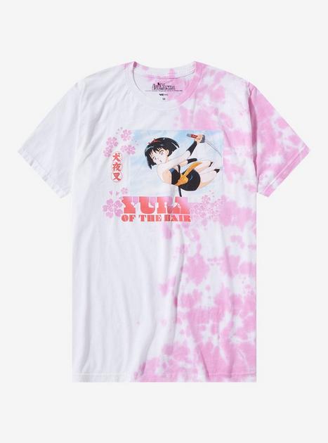 InuYasha Yura Pink Wash T-Shirt | Hot Topic