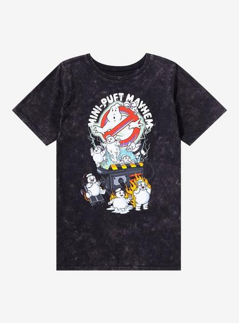 Ghostbusters: Frozen Empire Mini Puft Mayhem Boyfriend Fit Girls T ...