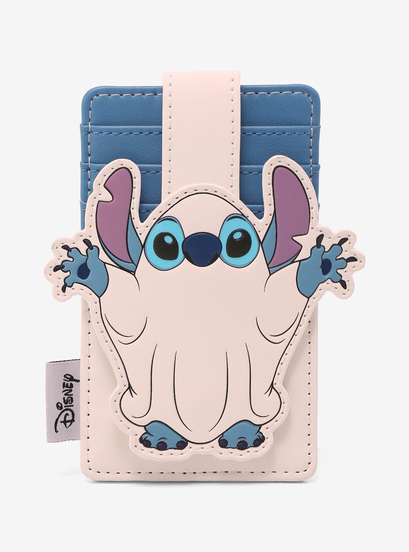 Loungefly Disney Lilo & Stitch Ghost Stitch Glow-in-the-Dark Cardholder ...