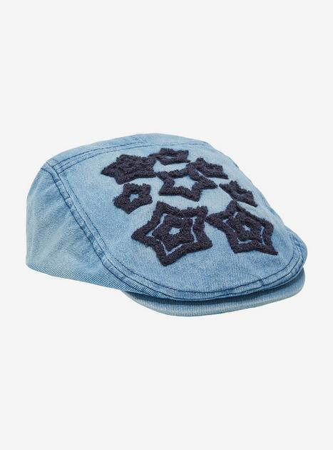 Star Denim Flat Cap | Hot Topic