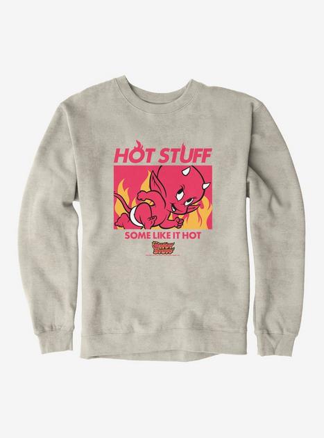 Hot Stuff The Little Devil Some Like It Hot Sweatshirt - GREY | Hot Topic