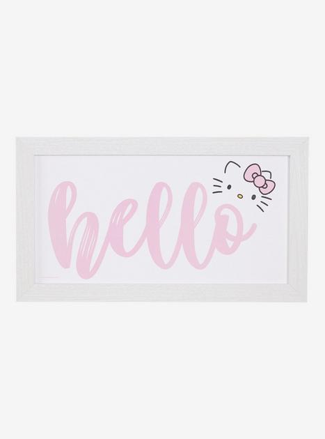 Hello Kitty Hello Framed Wall Art | Hot Topic