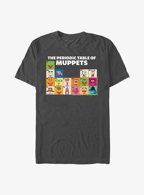 Disney The Muppets Periodic Table Of Muppets Extra Soft T-Shirt - GREY ...
