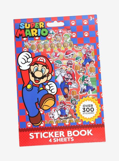 Super Mario Sticker Sheet Book | Hot Topic