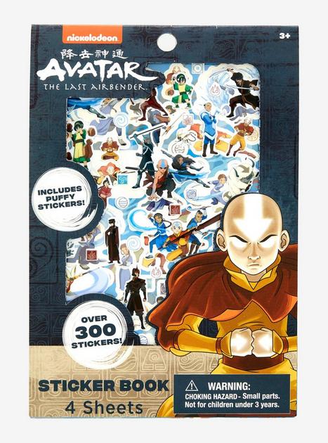 Avatar: The Last Airbender Sticker Sheet Set | Hot Topic