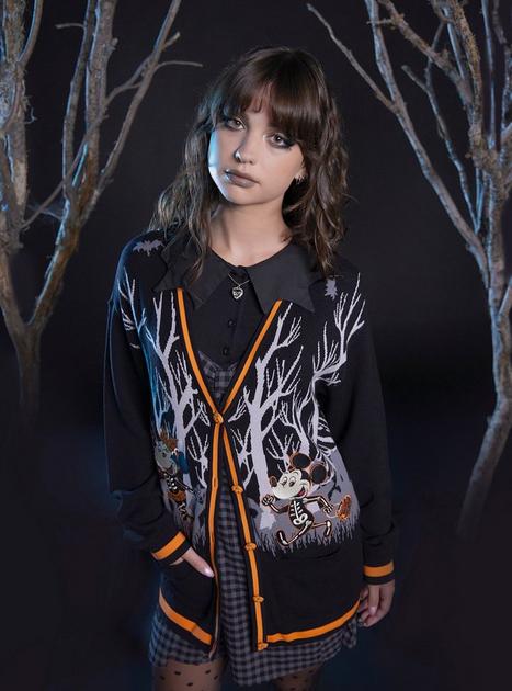 Her Universe Disney Halloween Trick-Or-Treat Girls Cardigan | Hot Topic