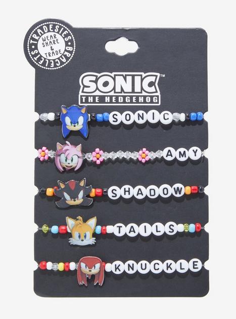Sonic The Hedgehog Character Bead Bracelet Set | Hot Topic