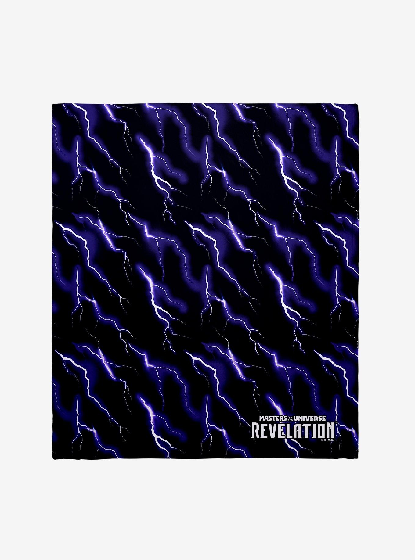 Masters of the Universe Lightning Throw Blanket - WHITE | BoxLunch