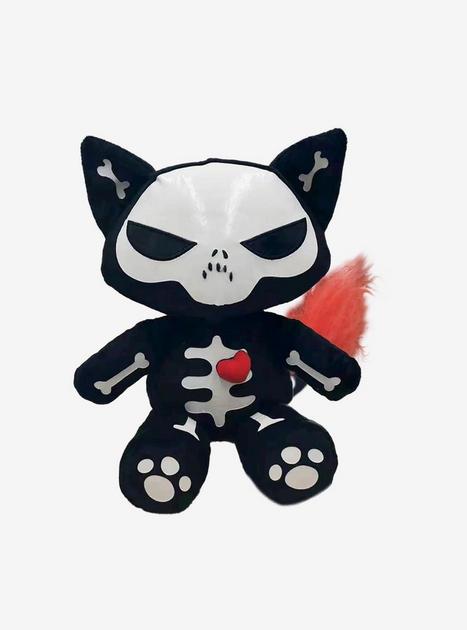 Emily The Strange Sabbath Skeleton Cat Plush | Hot Topic