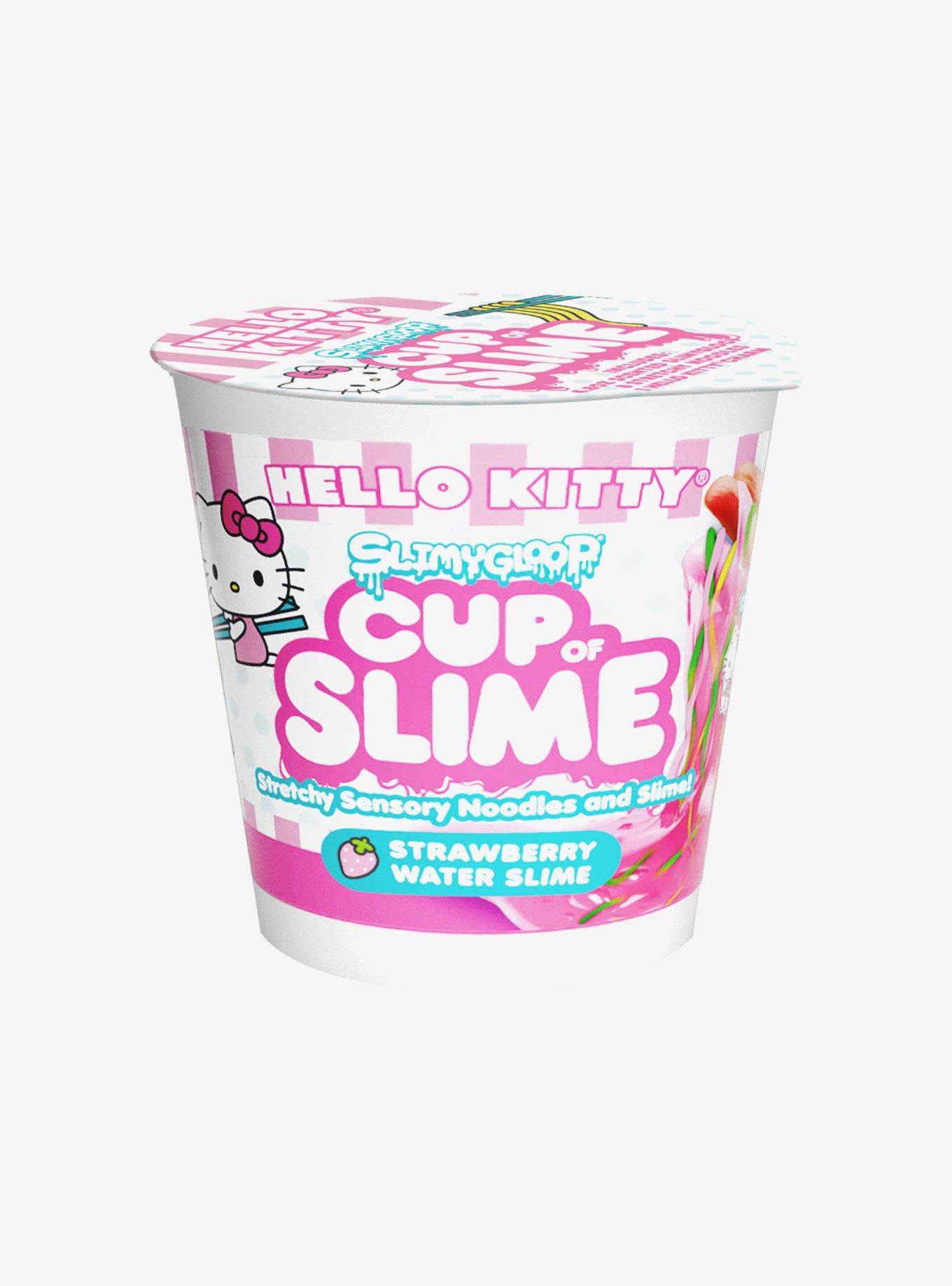 Slimygloop Hello Kitty Strawberry Cup Of Slime | Hot Topic