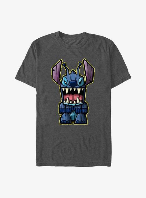 Disney Lilo & Stitch Stitch Tiki T-Shirt - GREY | Hot Topic