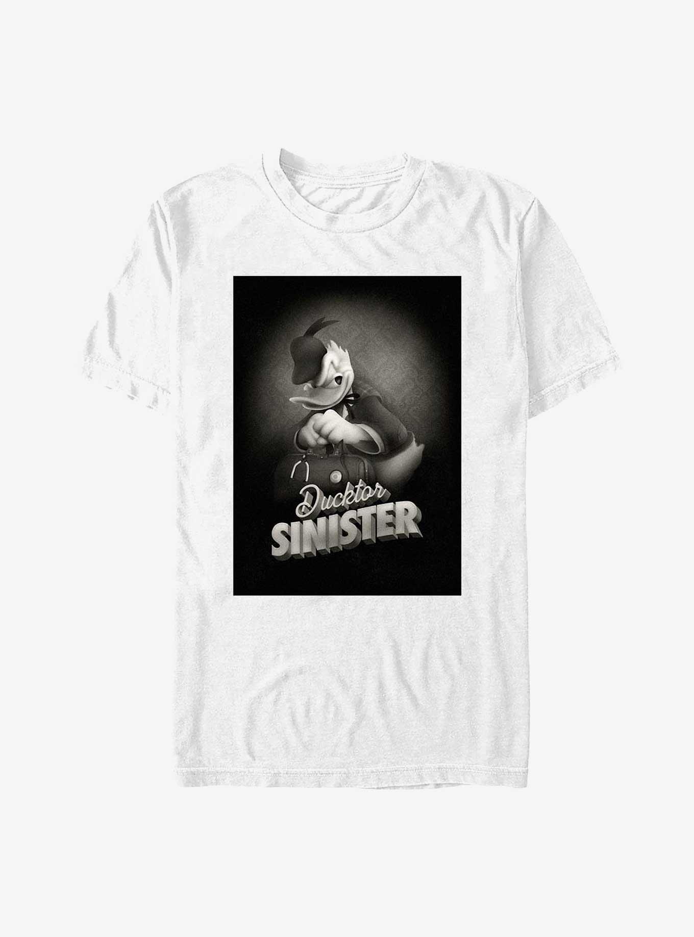 Disney Mickey Mouse Sinister Ducktor Donald T-Shirt - WHITE | BoxLunch