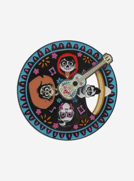 Loungefly Disney Pixar Coco Spinning Enamel Pin | Hot Topic