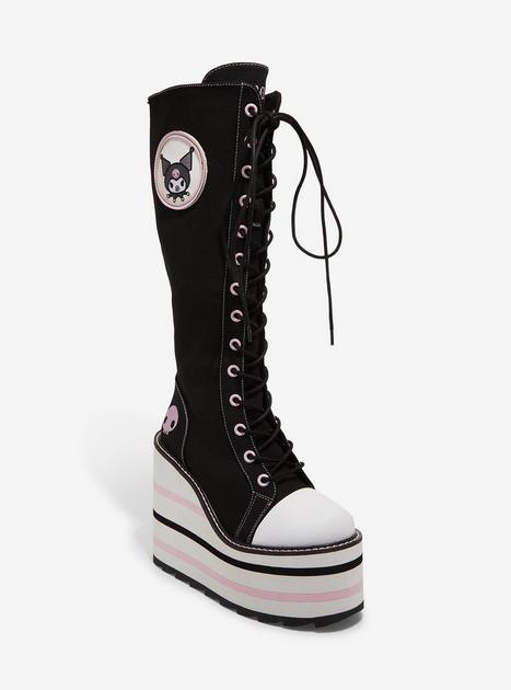 Kuromi X YRU Purple Detention Platform Boots | Hot Topic