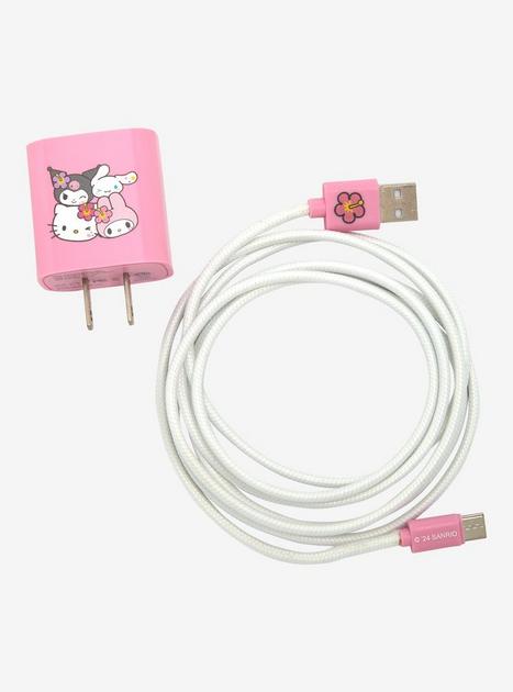 Hello Kitty And Friends Kogyaru USB-C To USB-A Charging Cable | Hot Topic