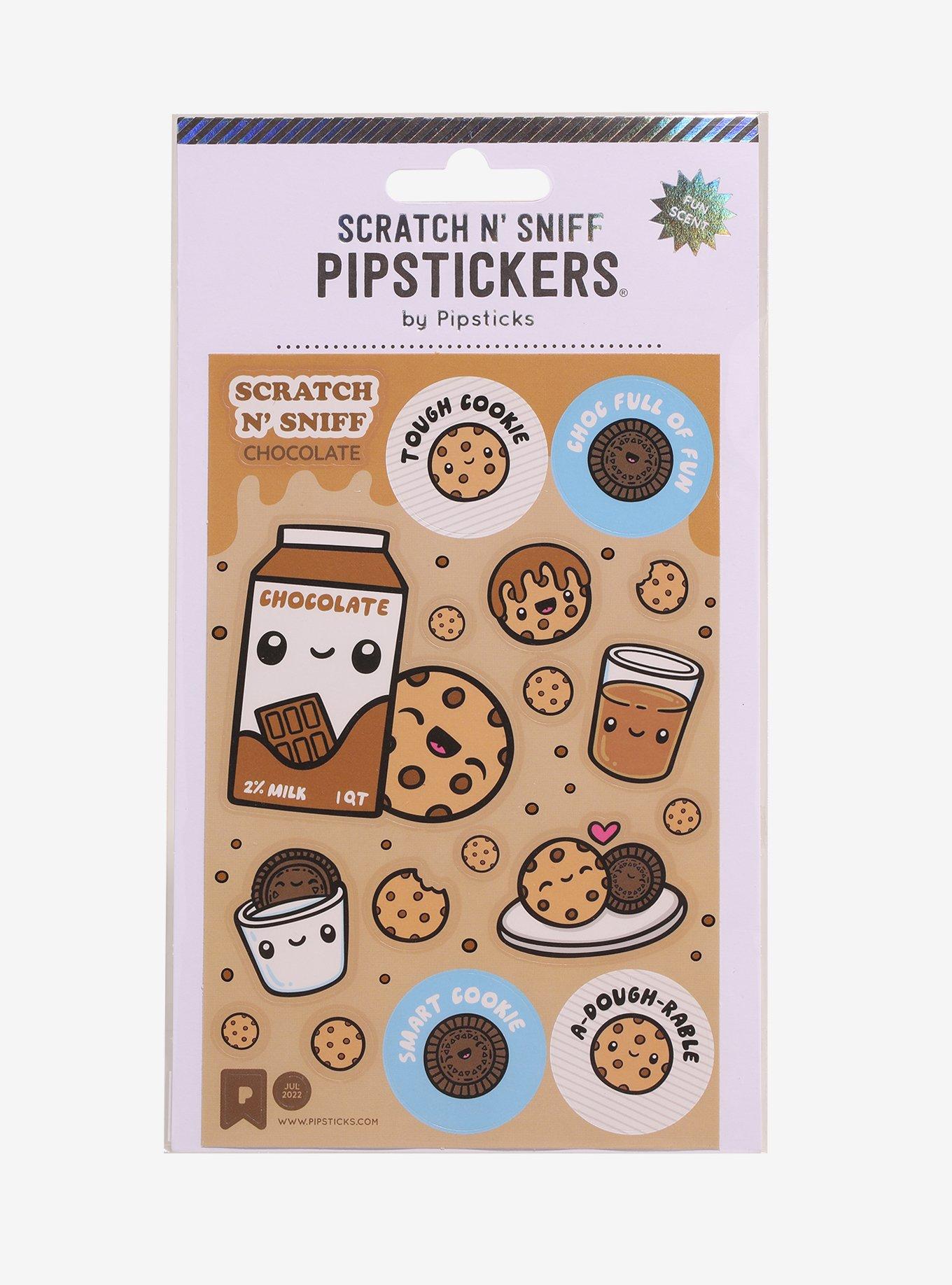 Pipsticks Cookies & Milk Scratch N' Sniff Sticker Sheet | Hot Topic