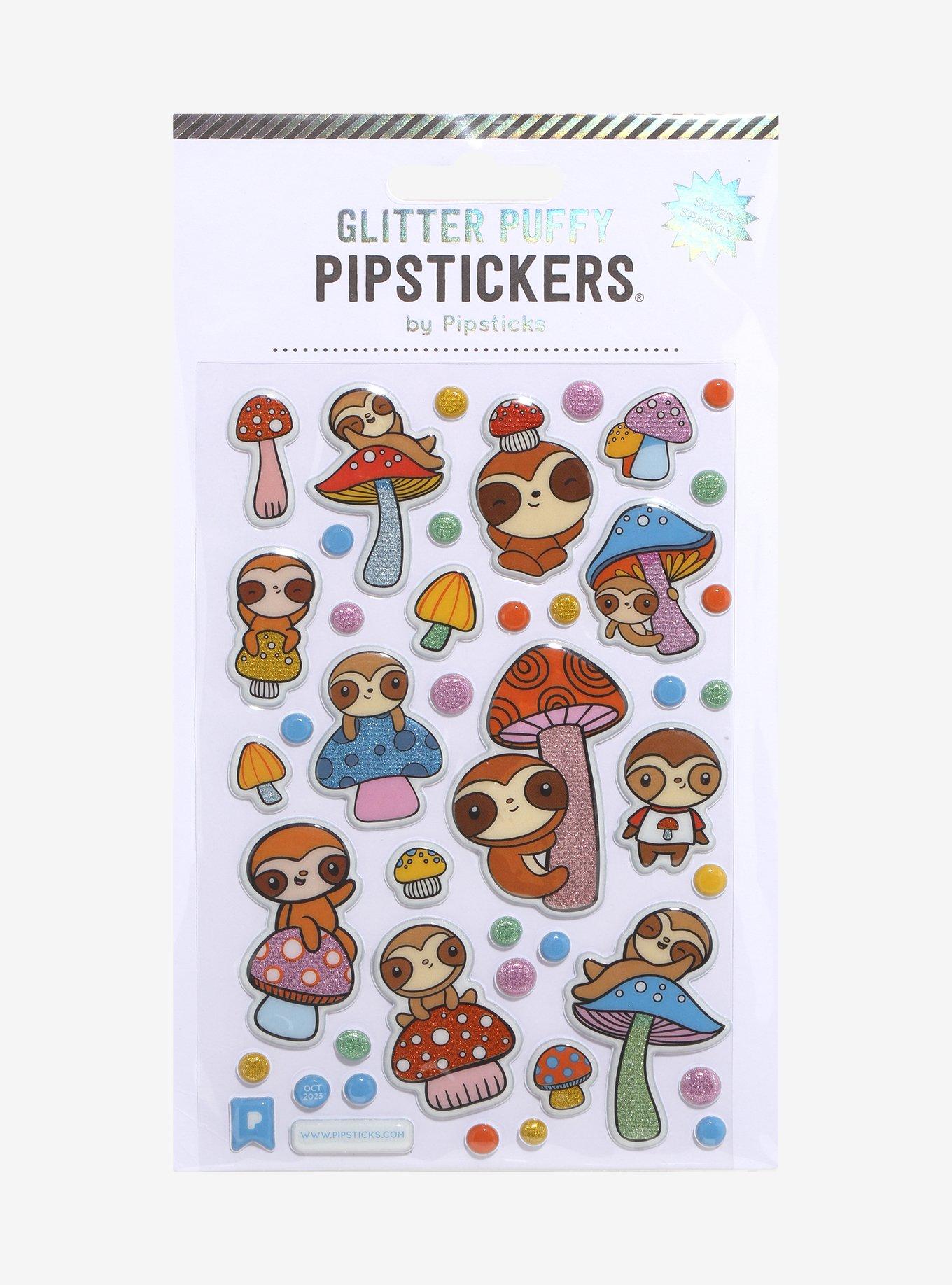 Pipstickers Mushroom Sloth Puffy Sticker Sheet | Hot Topic