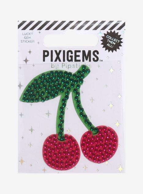 Pipsticks Cherry Rhinestone Sticker | Hot Topic