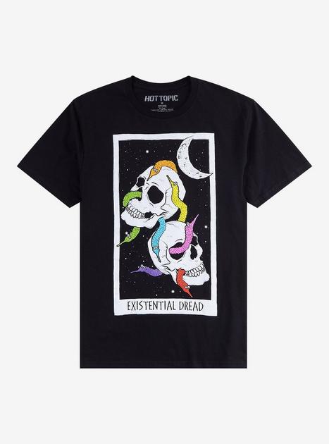 Squiggle Worms Existential Dread Skulls T-Shirt | Hot Topic