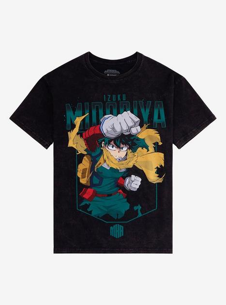 My Hero Academia Midoriya Jumbo Print Dark Wash T-Shirt | Hot Topic