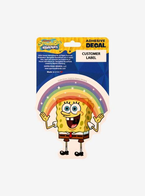 SpongeBob SquarePants Rainbow Car Decal | Hot Topic