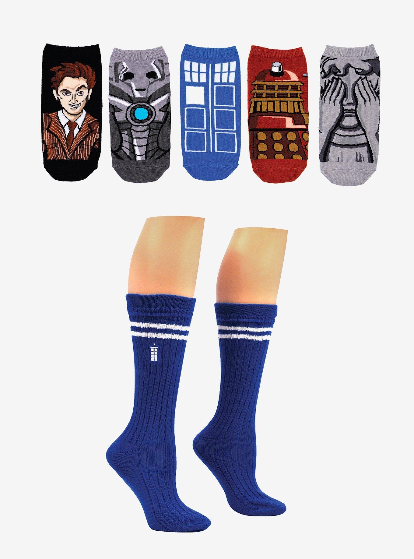 Doctor Who 6-Pair Socks | Hot Topic