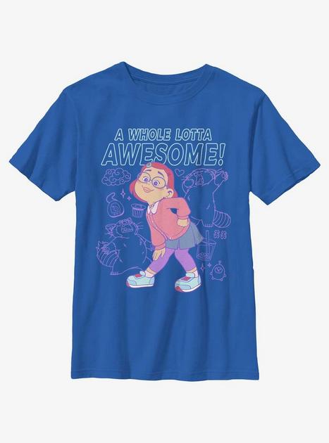 Disney Pixar Turning Red A Whole Lotta Awesome! Youth T-Shirt - BLUE ...