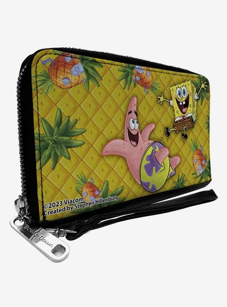 SpongeBob SquarePants and Patrick Star Pineapple Zip Around Wallet ...