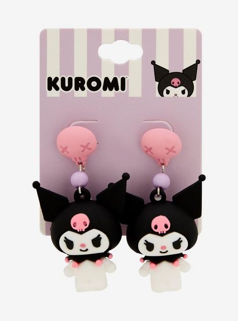 Sanrio Kuromi Skull Figural Earrings -- BoxLunch Exclusive | BoxLunch