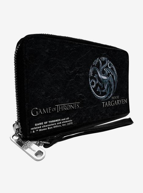Game of Thrones House Targaryen Dragon Sigil Zip Around Wallet | BoxLunch