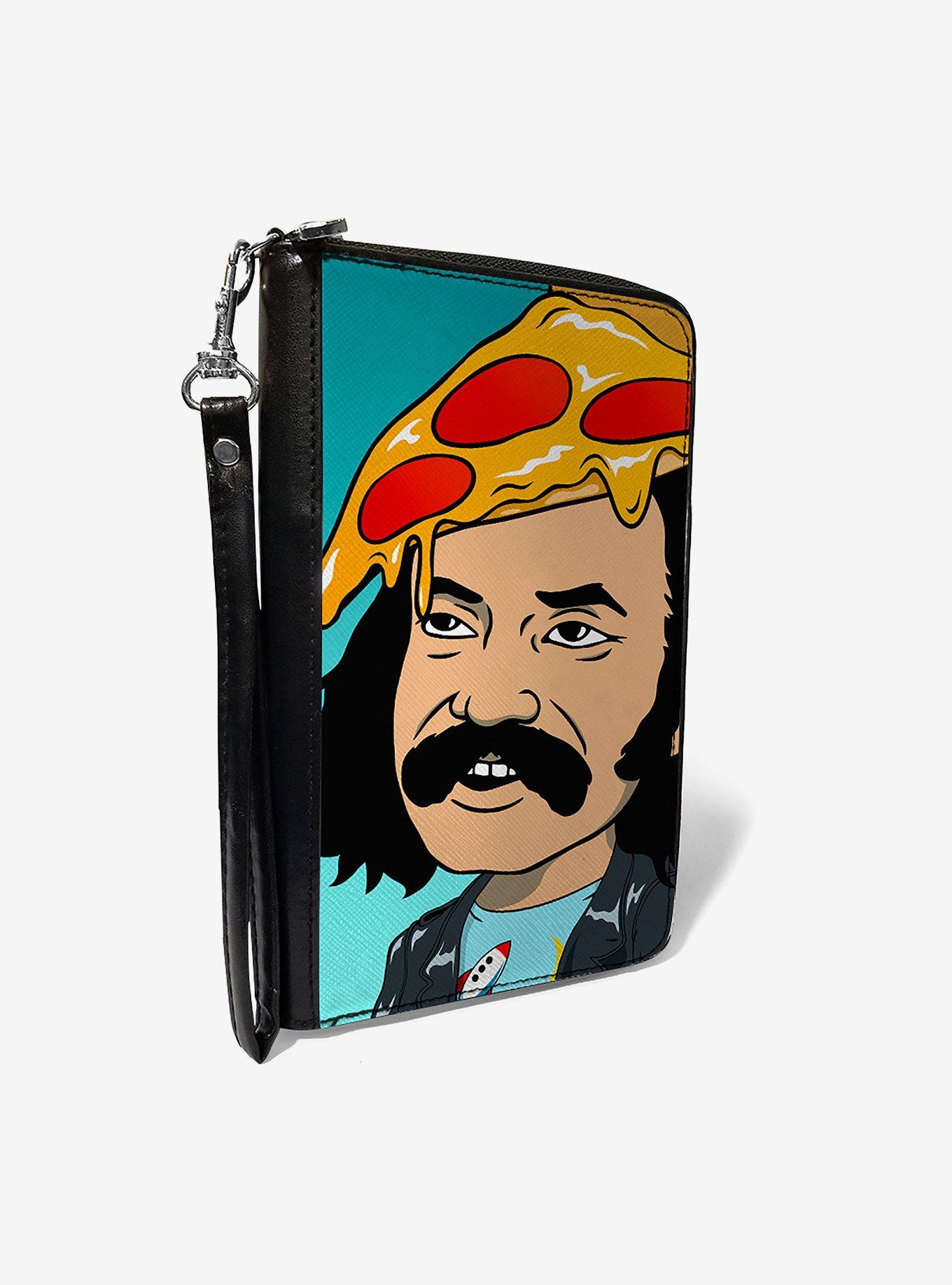 Cheech & Chong Homies In Dreamland Cheech Pizza Head Zip Around Wallet ...