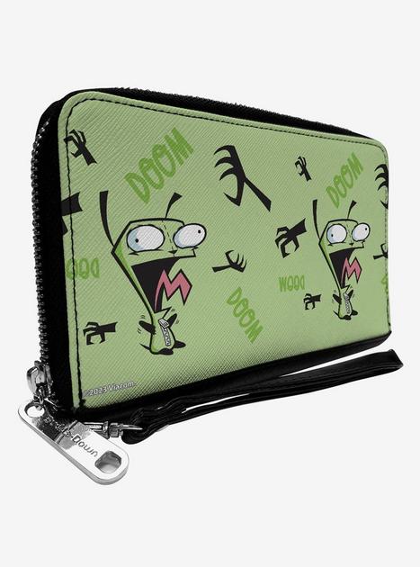 Invader Zim GIR Screaming Doom Zip Around Wallet | BoxLunch