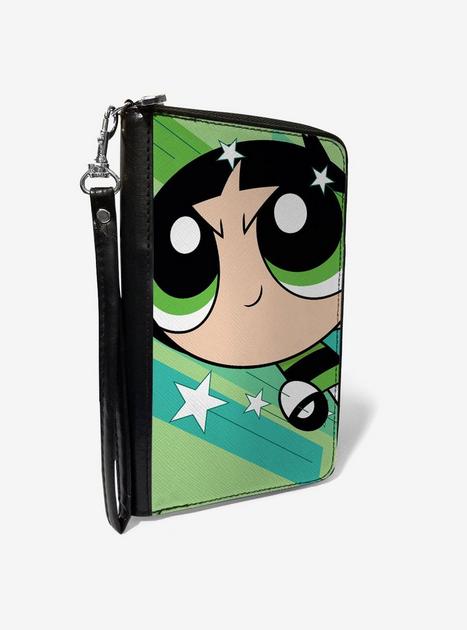 The Powerpuff Girls Buttercup Close-Up Pose Zip Around Wallet | BoxLunch