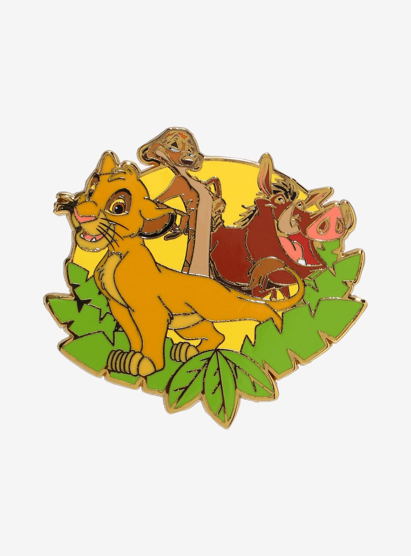 Disney The Lion King Simba, Timon, and Pumbaa Enamel Pin - BoxLunch ...