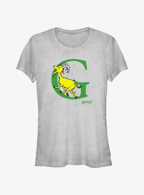Dr. Seuss Letter G Girls T- Shirt - GREY | Hot Topic