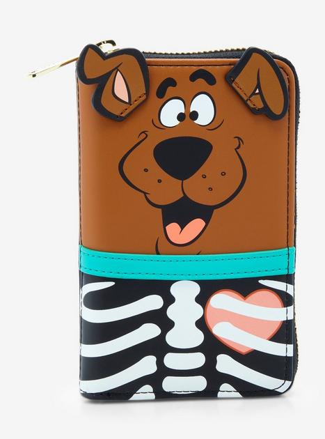 Scooby-Doo! Skeleton Glow-In-The-Dark Zipper Wallet | Hot Topic