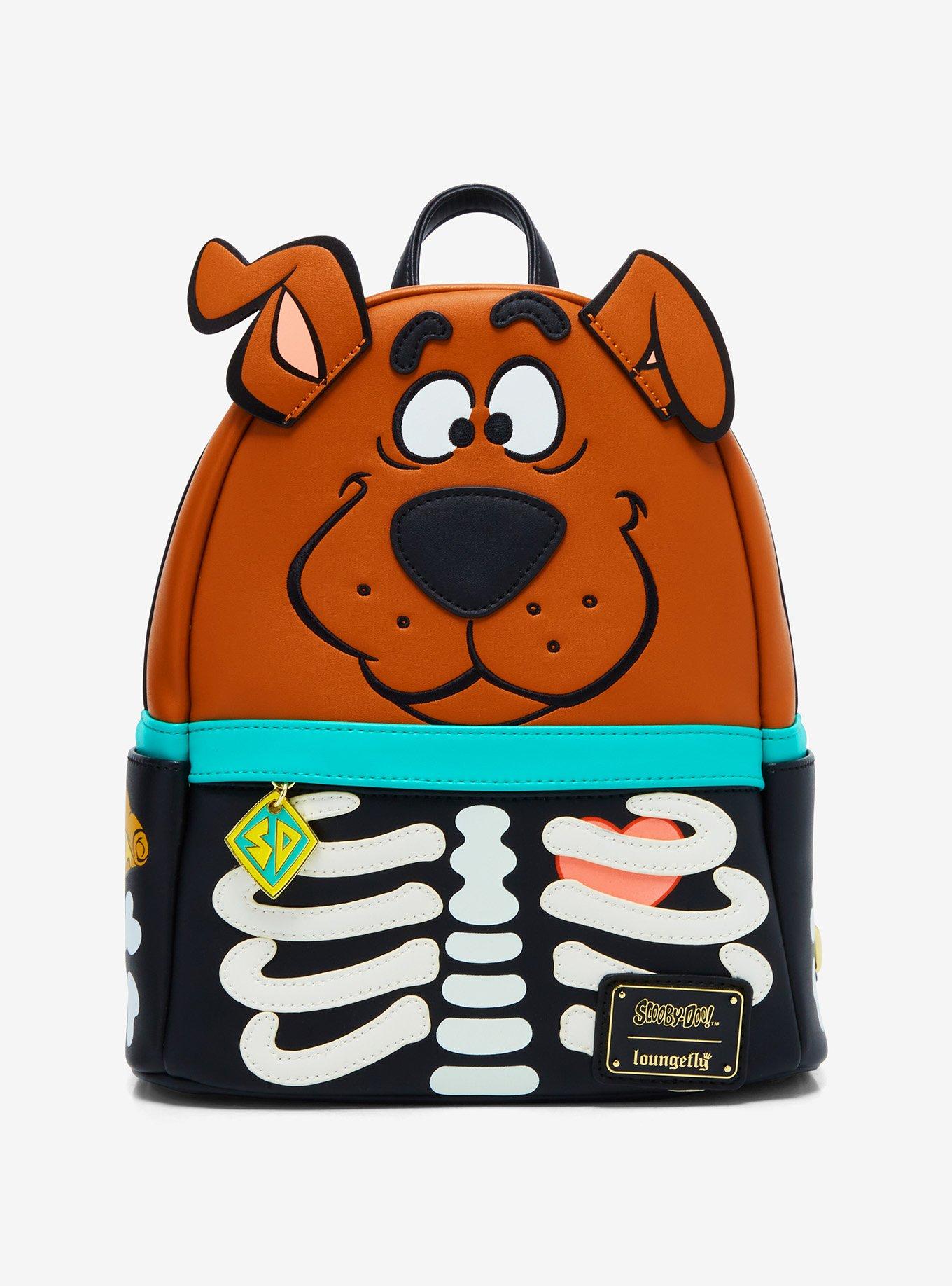 Loungefly Scooby-Doo! Skeleton Scooby Glow-in-the-Dark Mini Backpack ...