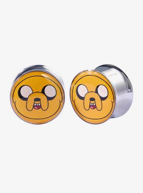 Steel Adventure Time Jake Face Plug 2 Pack | Hot Topic