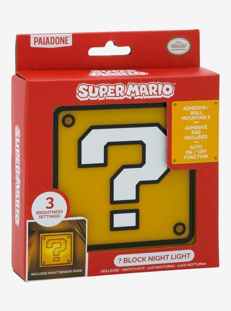 Super Mario Bros. Question Mark Block Night Light | Hot Topic
