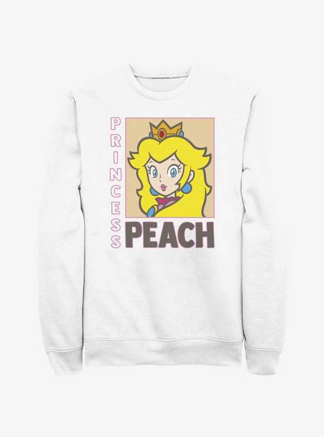 Nintendo Princess Peach Poster Sweatshirt - WHITE | BoxLunch