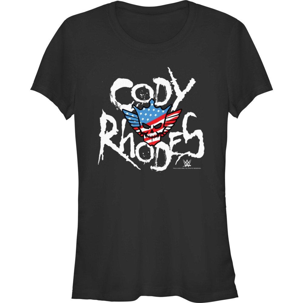 WWE Cody Rhodes Name Logo Girls T-Shirt - BLACK | Hot Topic